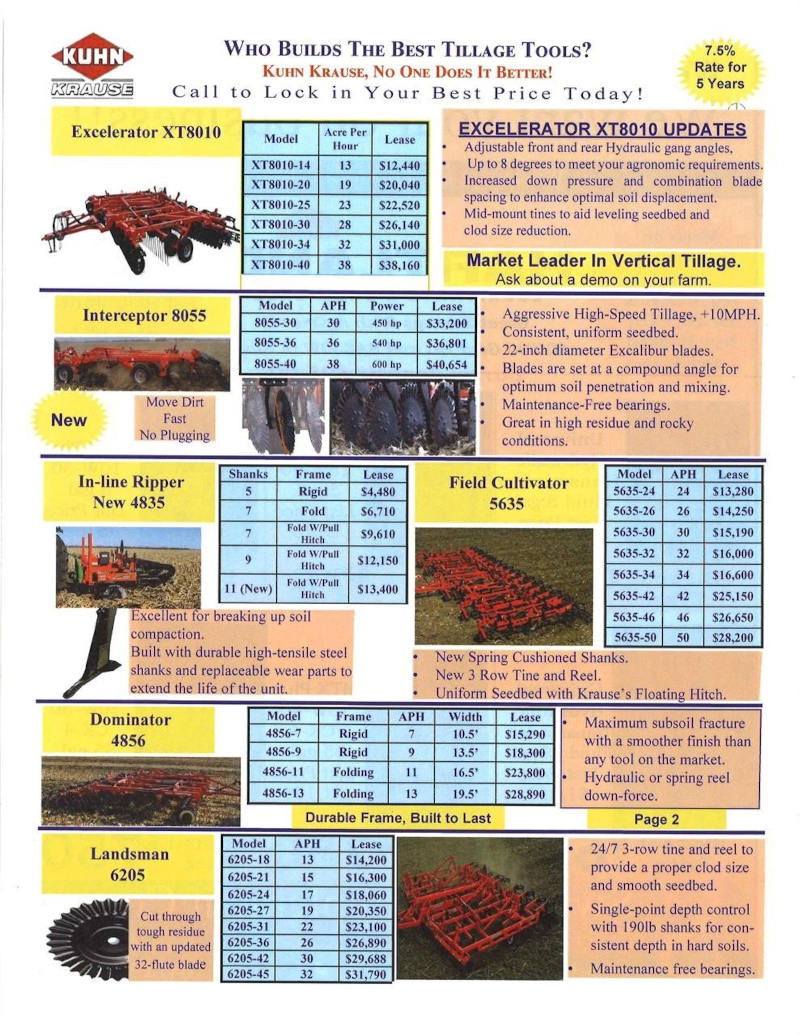 Specials | Swartzrock Implement Co. | Charles City Iowa