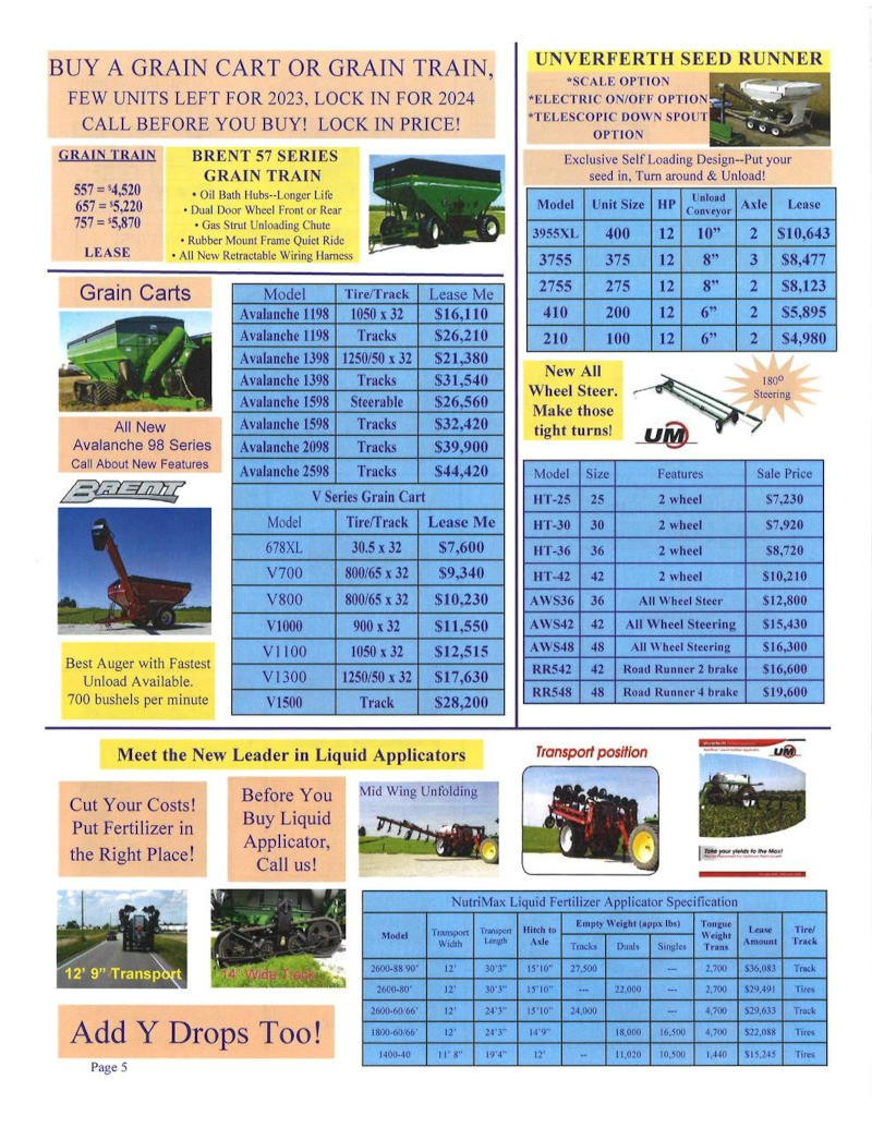 Specials | Swartzrock Implement Co. | Charles City Iowa