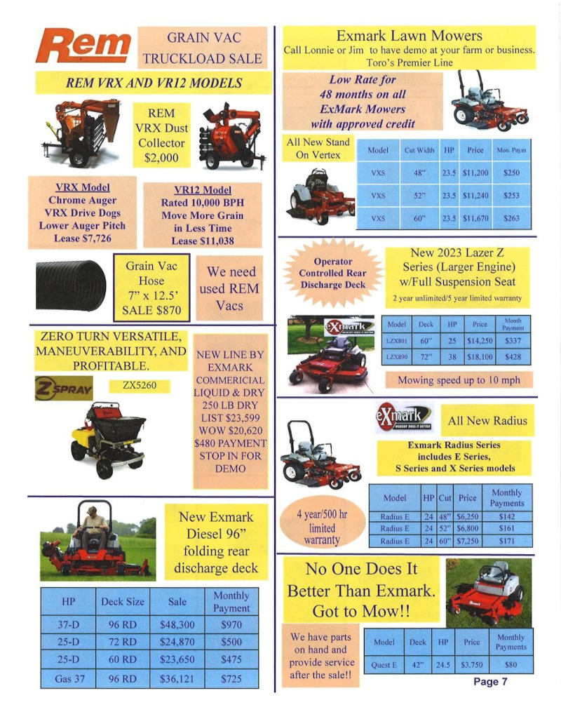 Specials | Swartzrock Implement Co. | Charles City Iowa