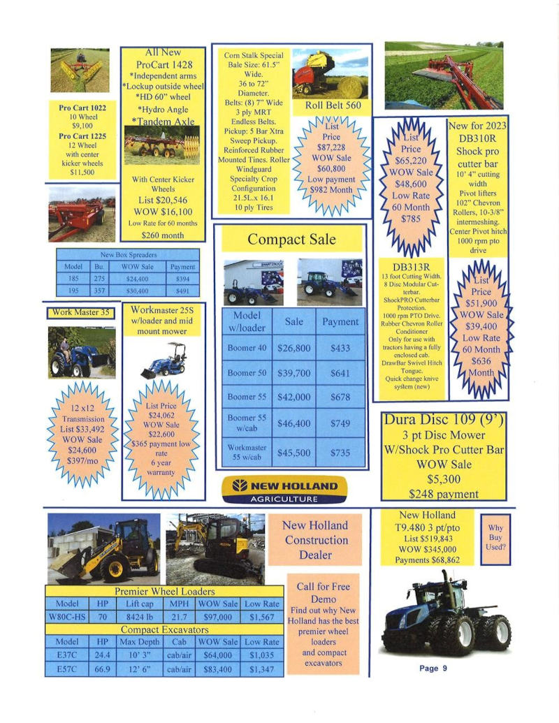 Specials | Swartzrock Implement Co. | Charles City Iowa