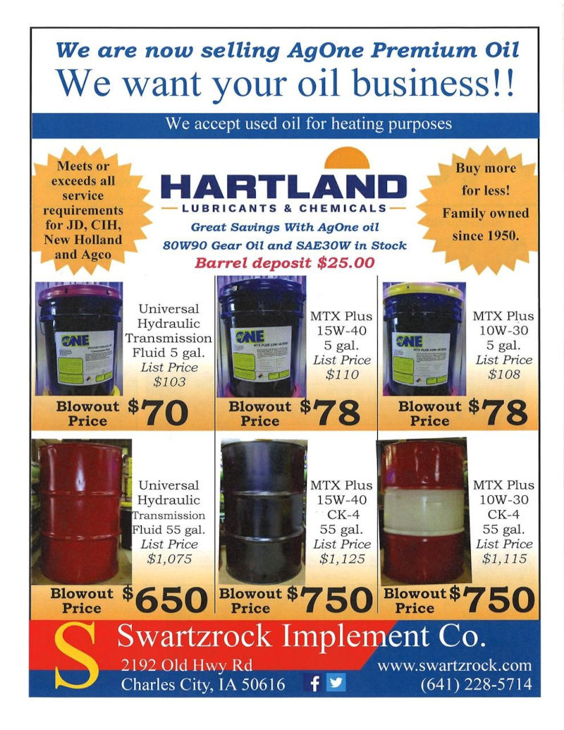 Specials | Swartzrock Implement Co. | Charles City Iowa